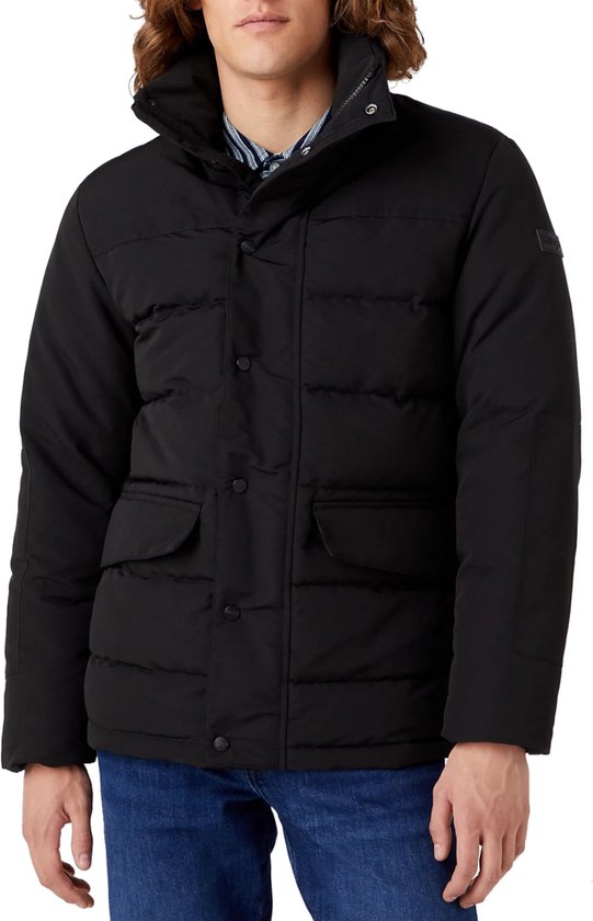 Wrangler Bodyguard Jacket W4B2WW100, Mannen, Zwart, Jasje, maat: L ...