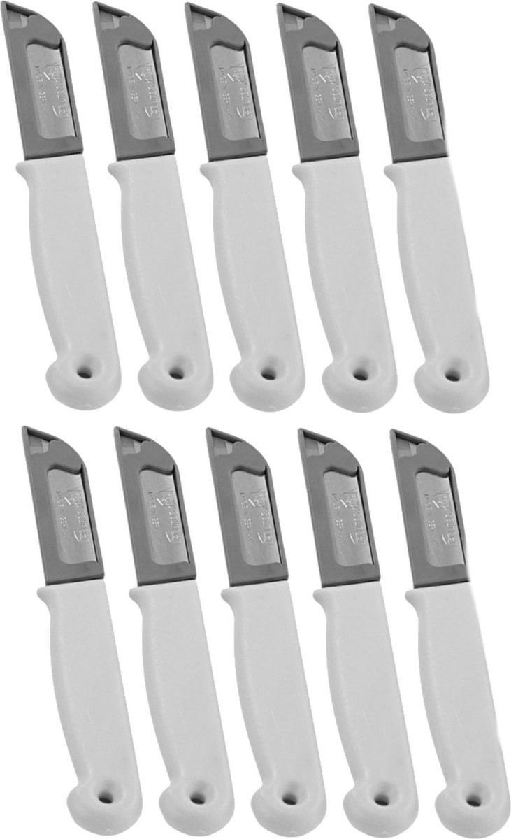 Solingen Schilmesje - RVS Glad - 16 cm met "Blade Cover" - Wit - 500 ...