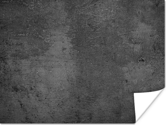 Poster Structuur - Beton - Grijs - Industrieel - Rustiek - 80x60 cm | bol