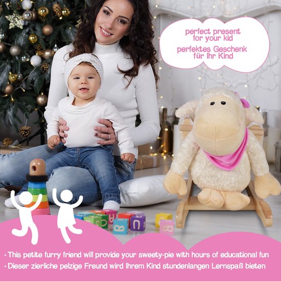 Infantastic - Hobbelpaard voor Baby en Kind - Schommel Schaap - Stevige ...