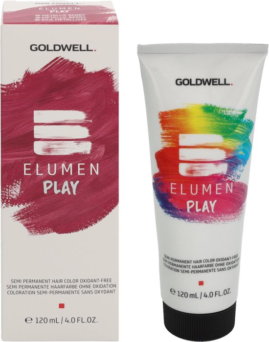 Goldwell Elumen Play Semi Permanent Hair Color Oxidant-Free Berry 120 ...