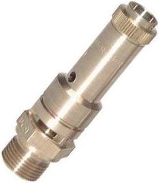 G 1/2'' Messing Vooringesteld Overdrukventiel 3.3 Bar DN 8 - SFL-B-8-3P3-012 | bol