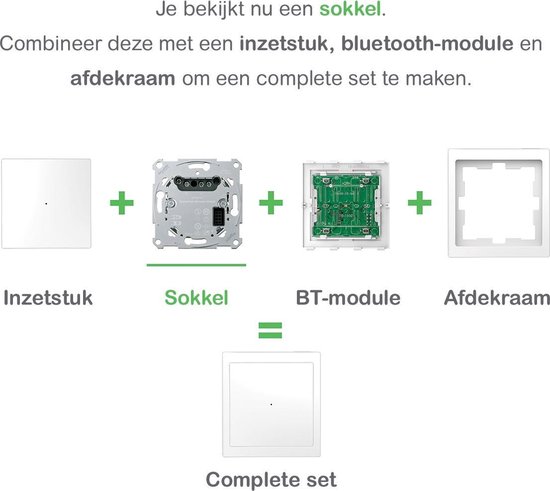 Sokkel - Universele Tastdimmer 1V - Merten - Schneider Electric ...