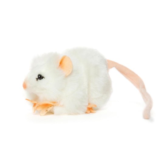 Rat Knuffel wit, 12 cm, Hansa | bol