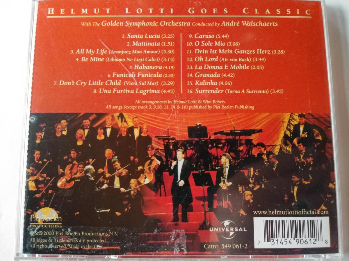 Helmut Lotti Goes Classic, Helmut Lotti | CD (album) | Muziek | bol.com