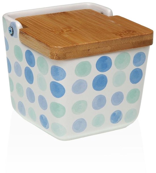 Salière Avec Couvercle Versa Céramique 8 8 X 8 5 X 8 8 Cm Bol