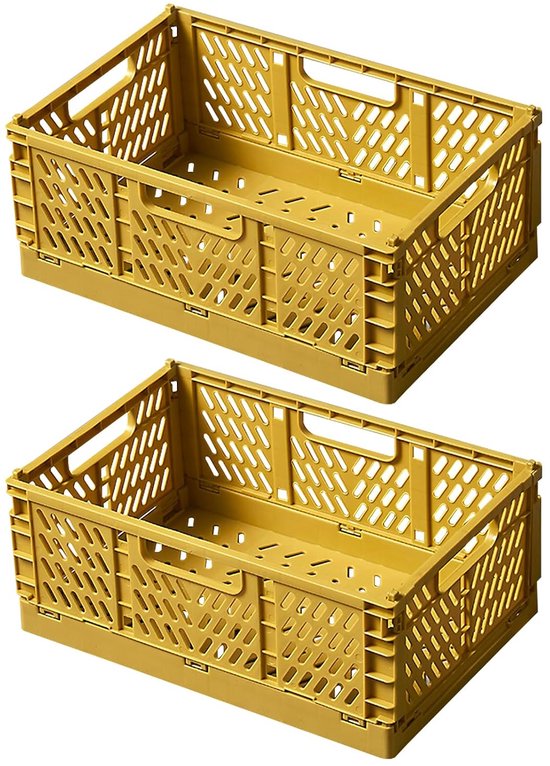 Klapbox - Opvouwbaar en multifunctioneel - 1 stuk - Grijs of geel ...