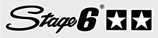 Stage6 Sticker Stage6 25x4,5cm zwart | bol