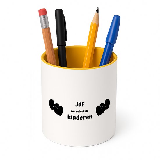 Hacebo® - juf van de leukste kinderen Pennenbakje - Juf - de leukste ...