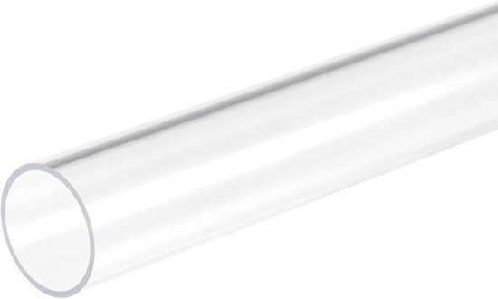 PVC Transparante Buizen 18mm x 20mm x 305mm - Acryl Plastic Buizen (2 ...
