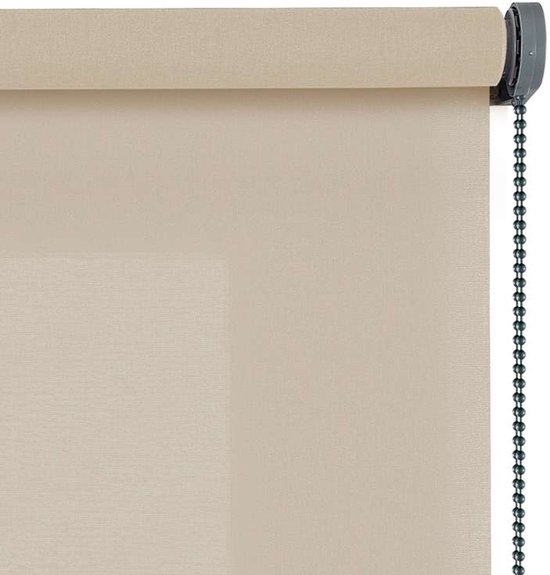 Storesdeco - Doorschijnend rolgordijn, rolgordijnen voor ramen Beige ...