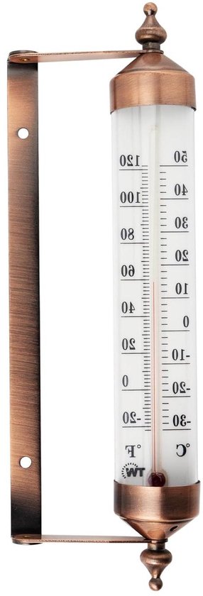 Bronze effect design outdoor thermometer - stylish and practical ...