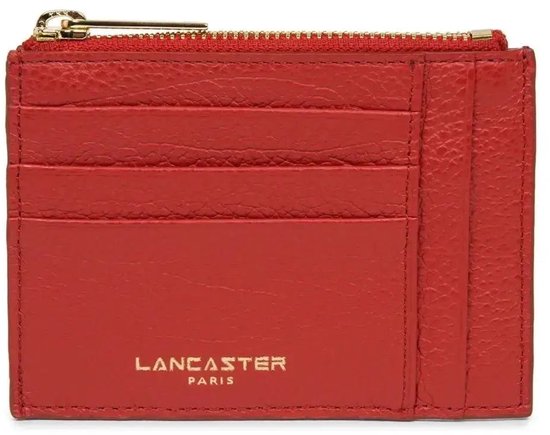 Card Portemonnee Lancaster Paris - Dune - Rood | bol