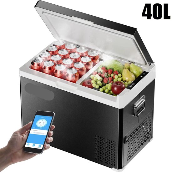 Auto Koelkast – Draagbare Koelbox – Mini Koelkast – Reis Koelkast – 40L ...