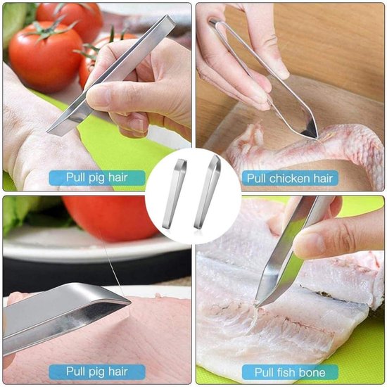 Allecto Plus - Vistang 4 stuks | Roestvrij staal | Visbottang voor ...