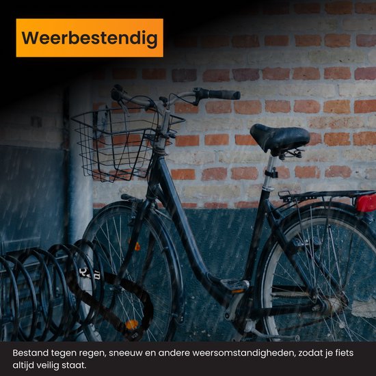 R2B Fietsslot ART 2 voor E-Bikes & Fietsen - Kettingslot ART 2 - 2 ...