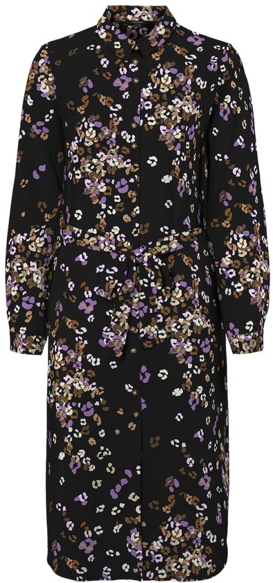 VERO MODA - VMEA L/S SHIRT DRESS WVN LCS - Dames - Maxi jurken | bol