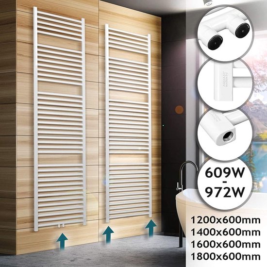 Trend24 - Handdoekrek - Handdoekradiator - Badkamerradiator ...