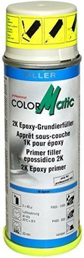 Colormatic 2K Epoxy Primer - Spuitbus - 200ml - Sterke Grondlaag ...