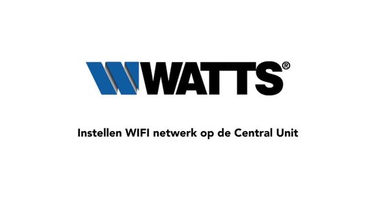 Watts Vision Centrale Touchscreen Unit WIT BT-CT02 RF 868MHz +Wifi | bol