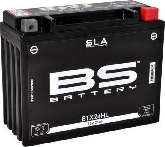 Bs Battery Btx24hl Agm-accu Zwart | bol