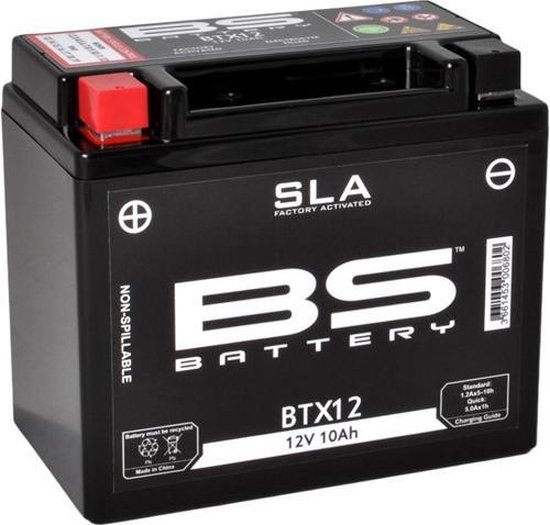 Bs Battery Btx12 / Ytx12 Accu Geseald Af Fabriek | bol