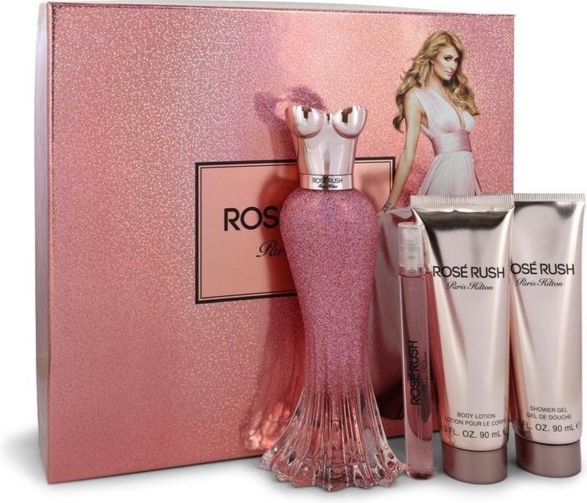 Paris Hilton Rose Rush Gift Set - 100 ml Eau de parfum vaporisateur ...