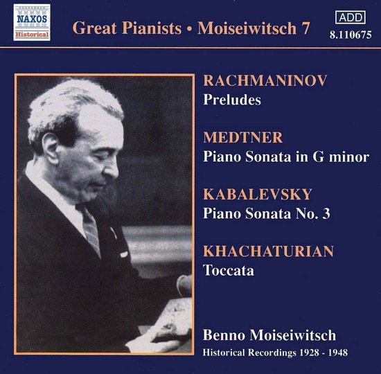 Great Pianists Vol 7, Medtner | CD (album) | Muziek | bol.com