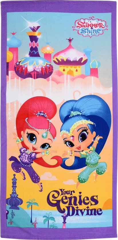 Nickelodeon Strandlaken Shimmer & Shine Your Genies Devine | bol.com