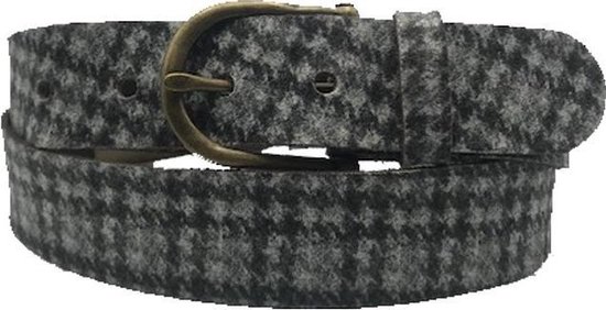 Vintage riem - Fancy Wool Black Dames riem - Broekriem Dames - Dames ...