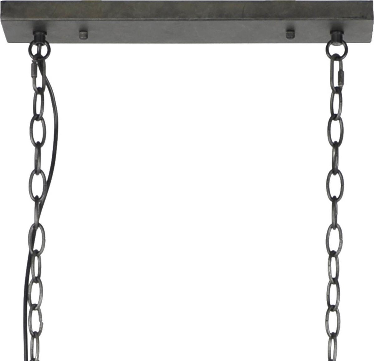 Livin24 Industriële hanglamp Tube 2-lichts metaal raster Ø20cm | bol