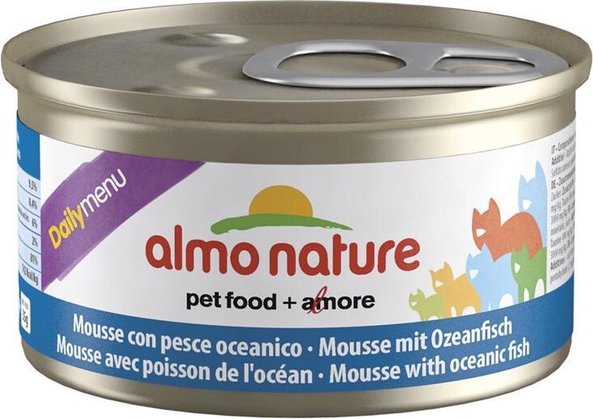 Almo Nature Natvoer voor Katten - Daily Menu Mousse - 24 x 85g | bol.com