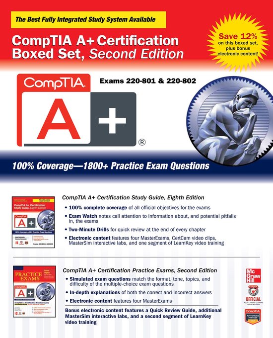 CompTIA A+ Certification Boxed Set, Second Edition (Exams 220-801 & 220-802) (ebook),... | bol.com
