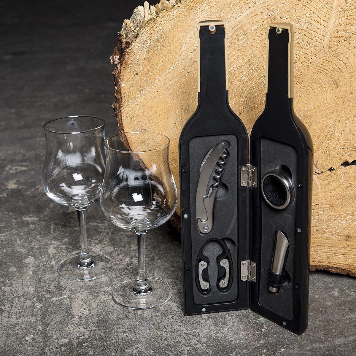 Invotis - Coffret ouvre-bouteille de vin | bol.com