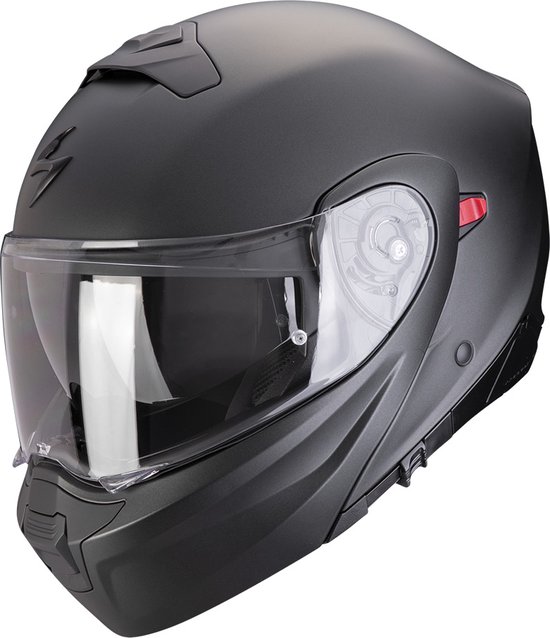 SCORPION EXO-930 EVO SOLID Matt Black - Maat S - Integraal helm ...