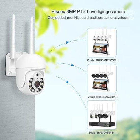 Camerabewaking Draadloos - Beveiligingscamera Draadloos Buiten - Camerabewaking Voor... | bol