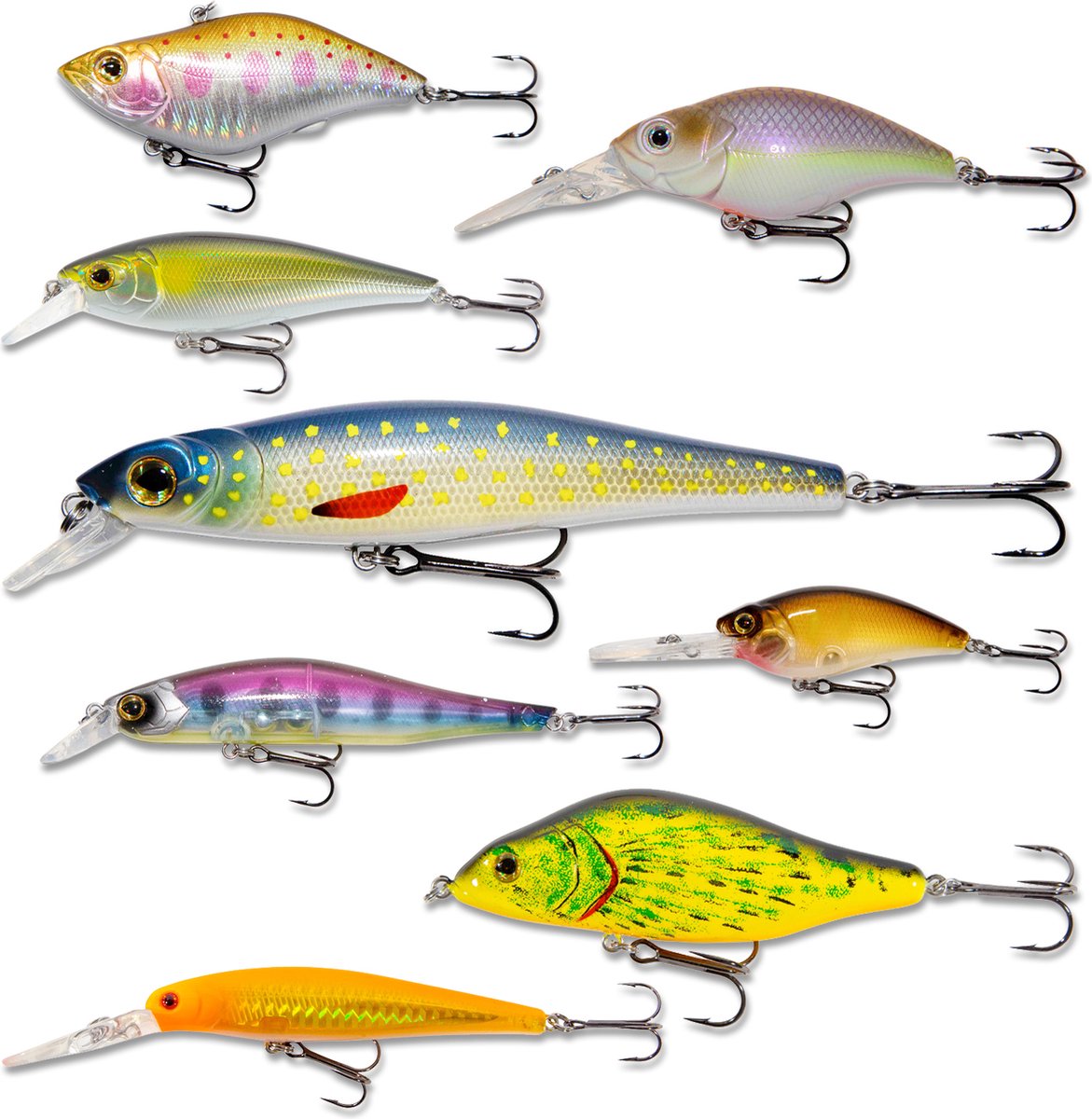 Ultimate Lure Pack Kunstaas Set (8 pcs) | Plug | bol