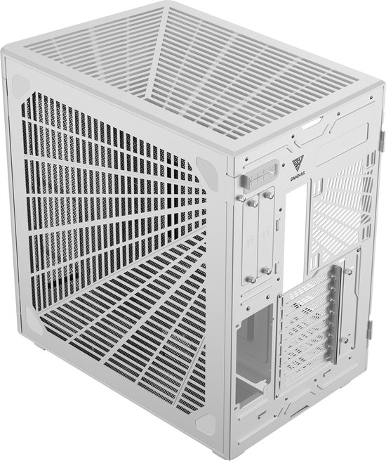 GAMDIAS Neso P1 Wit RGB Aquarium Gaming Case met Deurtje - Game PC ...