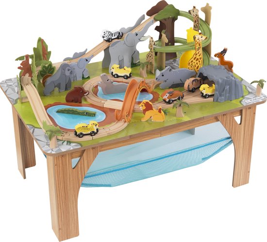 KidKraft Adventure Tracks Safari Run Houten speeltafel | bol