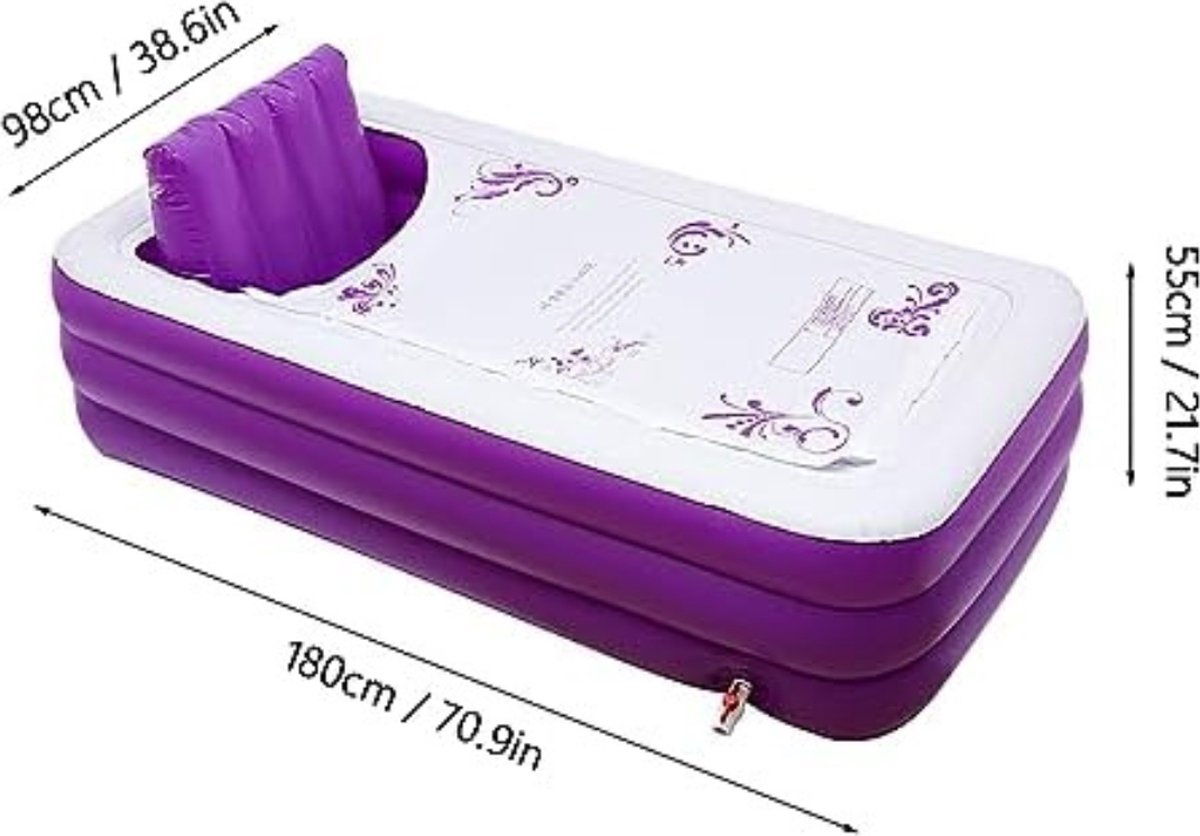 Ijsbad Opblaasbaar - Ice Bath - Dompelbad - Paars | bol.com