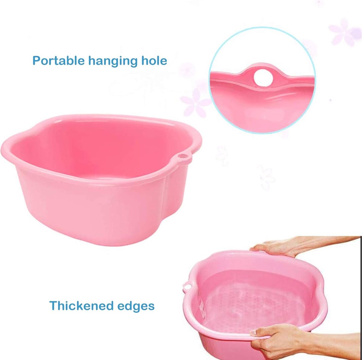 Grote voetbadkom, badkuip voor voetbad, stabiele plastic voetbak voor ...