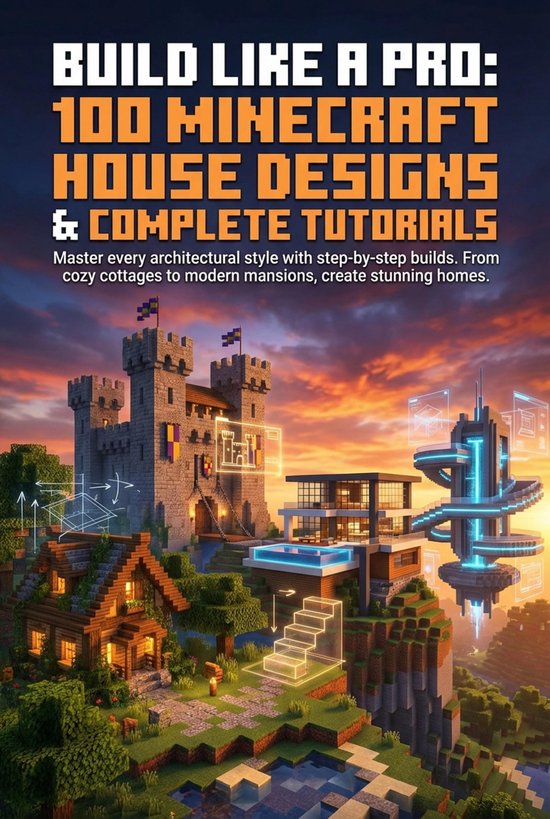 Build Like a Pro: 100 Minecraft House Designs & Complete Tutorials ...