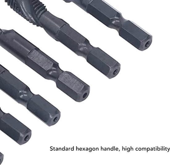 KARZO - Combination drill tap M3-M10 - Hexagonal shank - Hoge snelheid ...