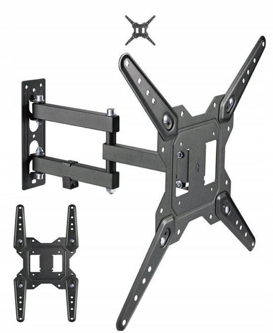 Draaibare TV-muurbeugel voor 19-inch Sharp TV - Stabiel & Verstelbaar | bol