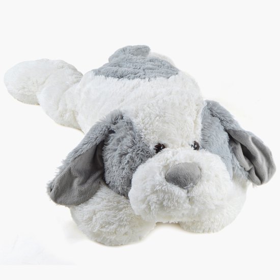 Grote Knuffel Hond Lou - 100cm XXL Pluche Hond - Pink Papaya | bol