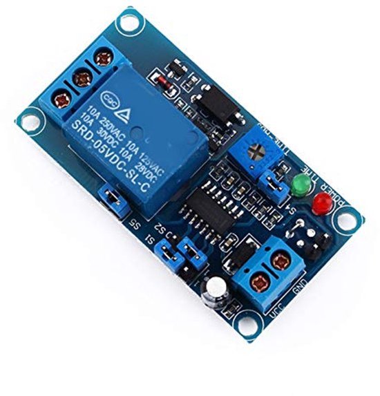 DC 5V Relay Timer - Instelbare Vertraging - Tot 1 Uur | bol