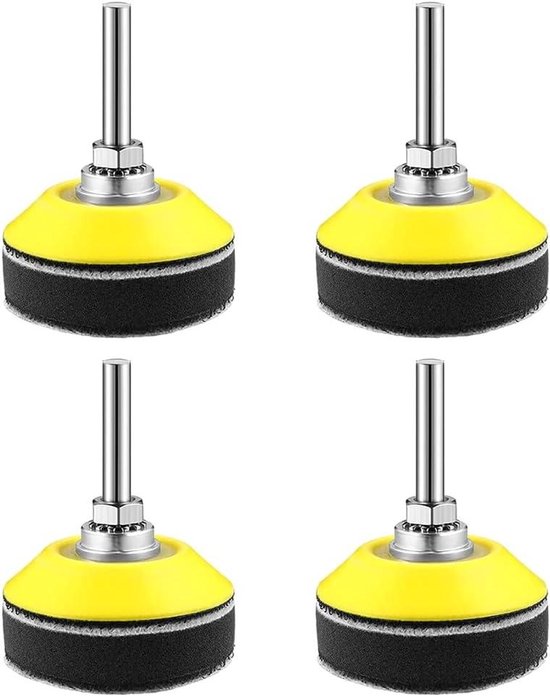 Allecta - Set van 4 zachte schuurschijven pads voor 50 mm ...