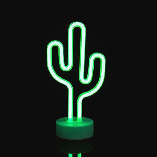 Verlichting Neon Cactus Lamp voor Binnen - Creatieve Tafel en ...