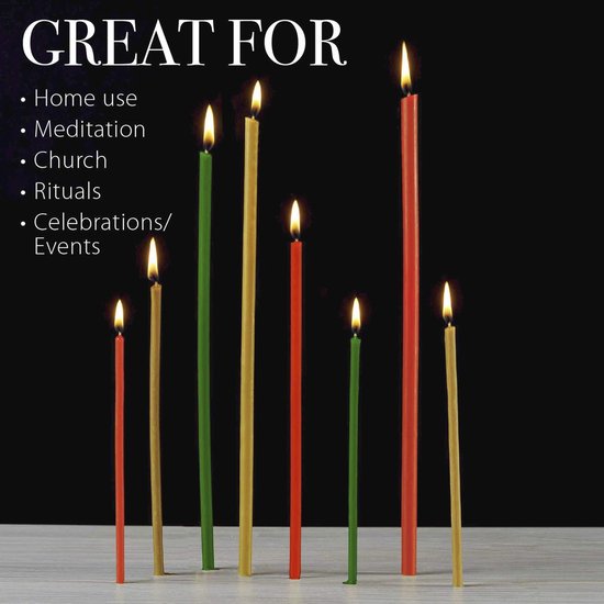 Bijenzwammen Kaarsen Multi-Kleur - Orthodoxe Kaarsen voor Rituelen en ...