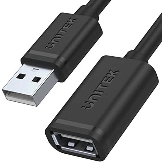 1 Meter USB 2.0 Verlengkabel - USB A naar USB A - Voor Printer, Muis ...